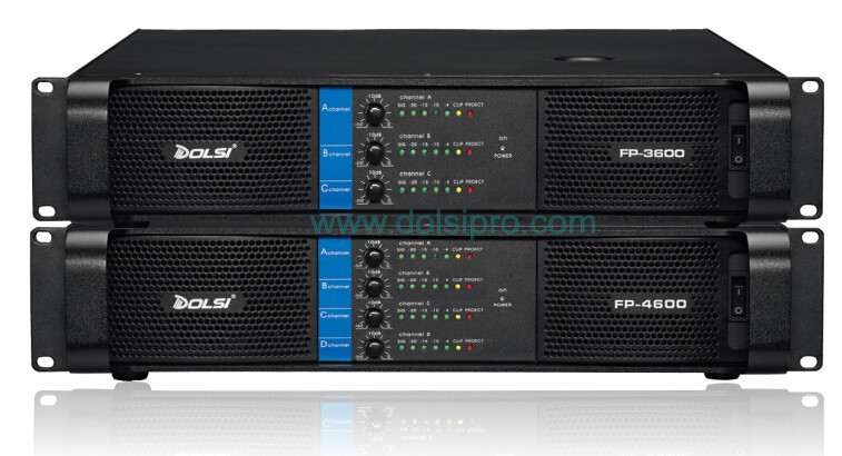 Multi channel professional power amplifier FP series